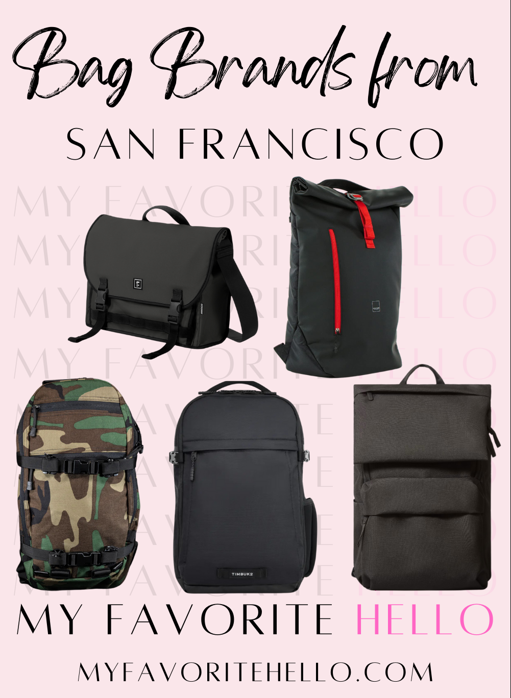 17 San Francisco Bag Brands: Innovative & Functional