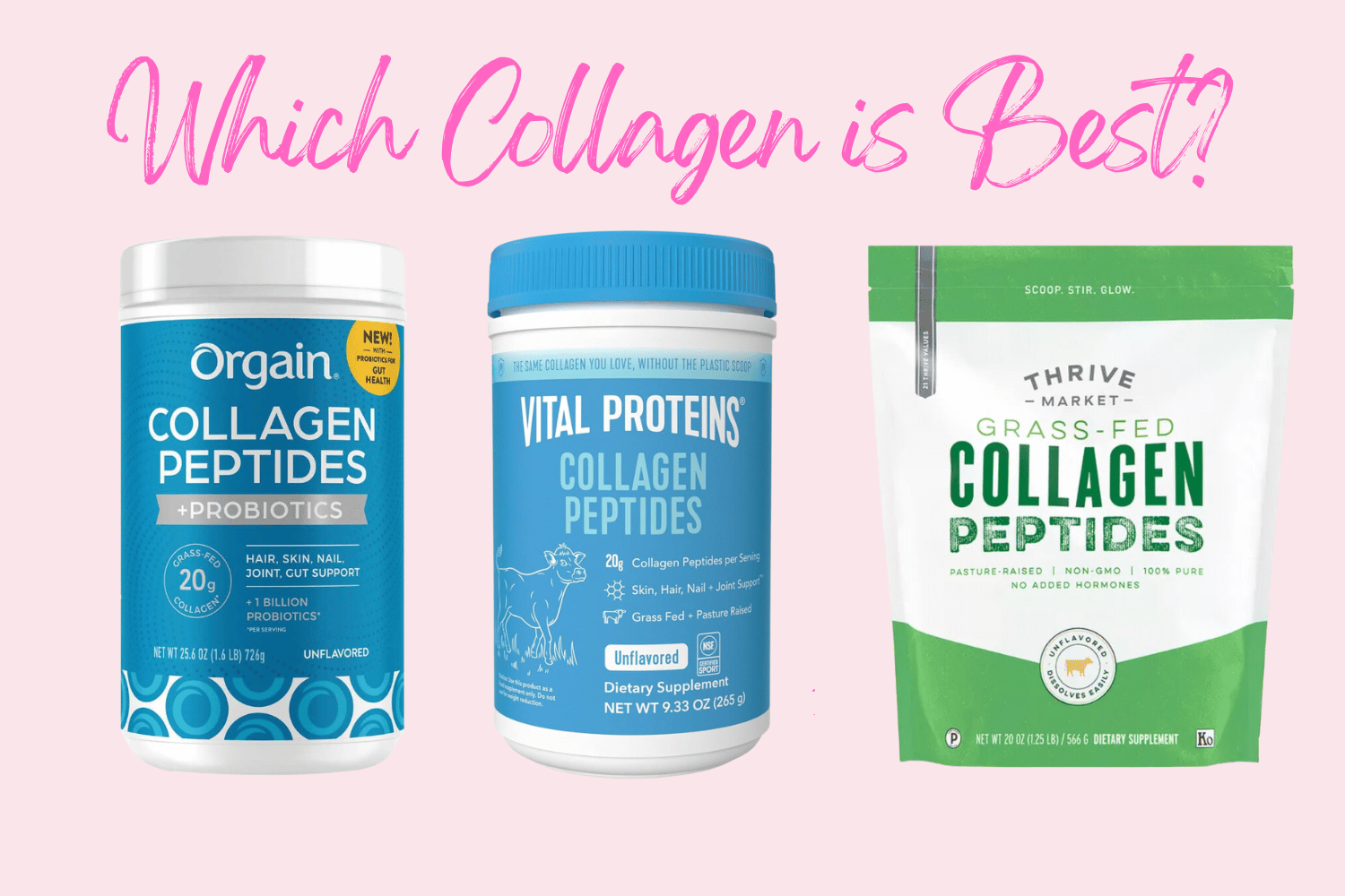 Thrive Market Collagen Peptides Review & Comparison