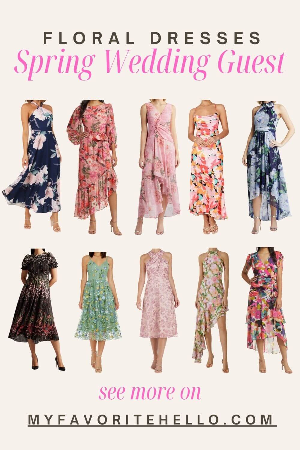 40+ Spring Wedding Guest Dresses