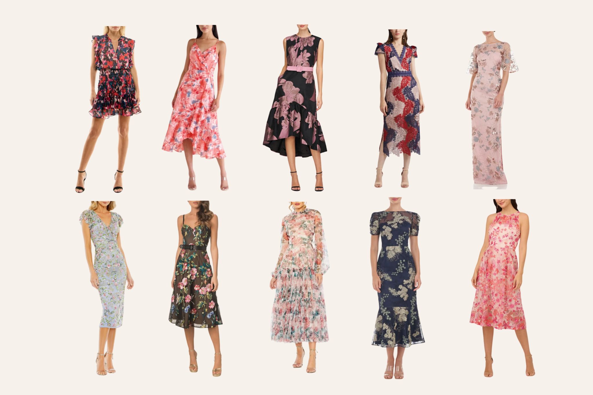 40+ Spring Wedding Guest Dresses